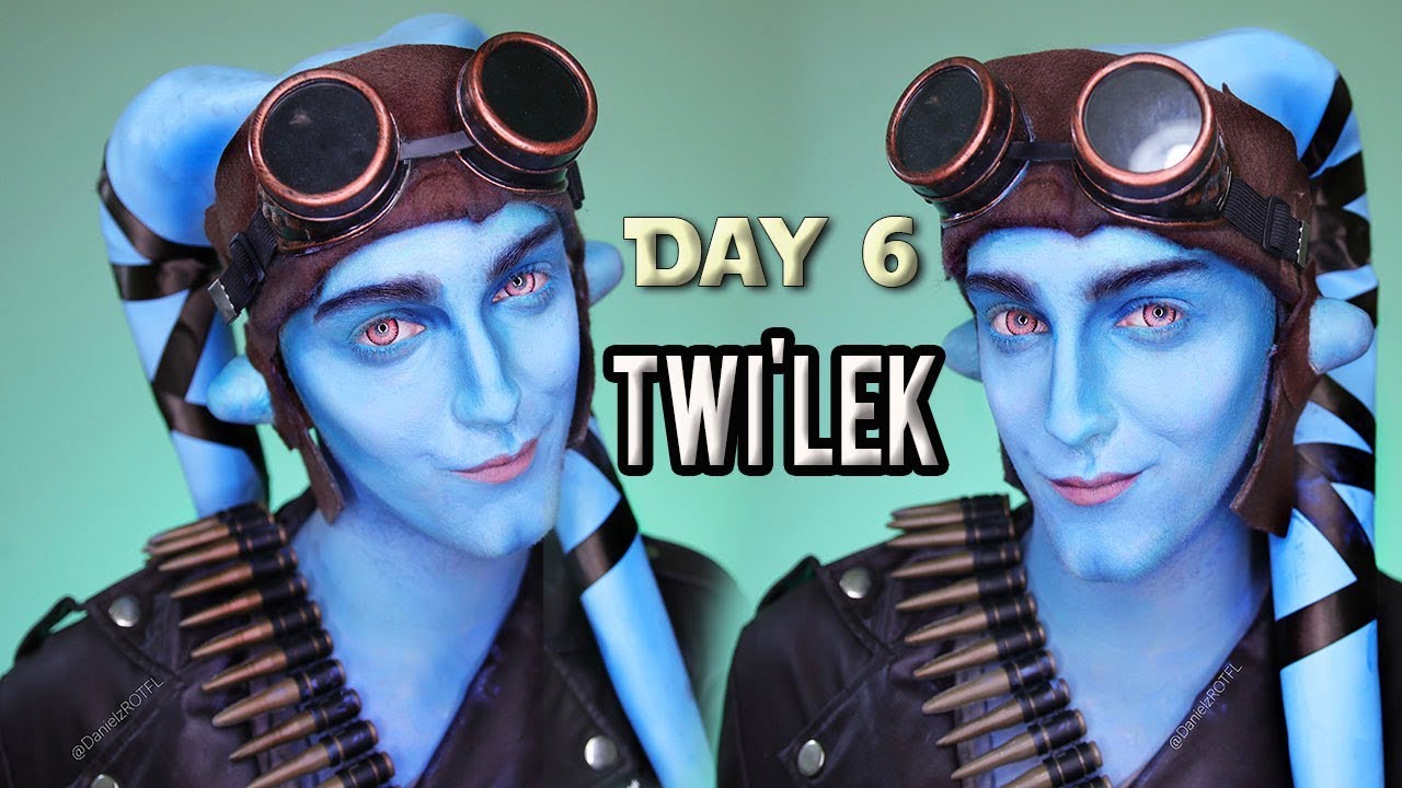 Star Wars - Twilek Makeup Tutorial | DanielzROTFL - YouTube