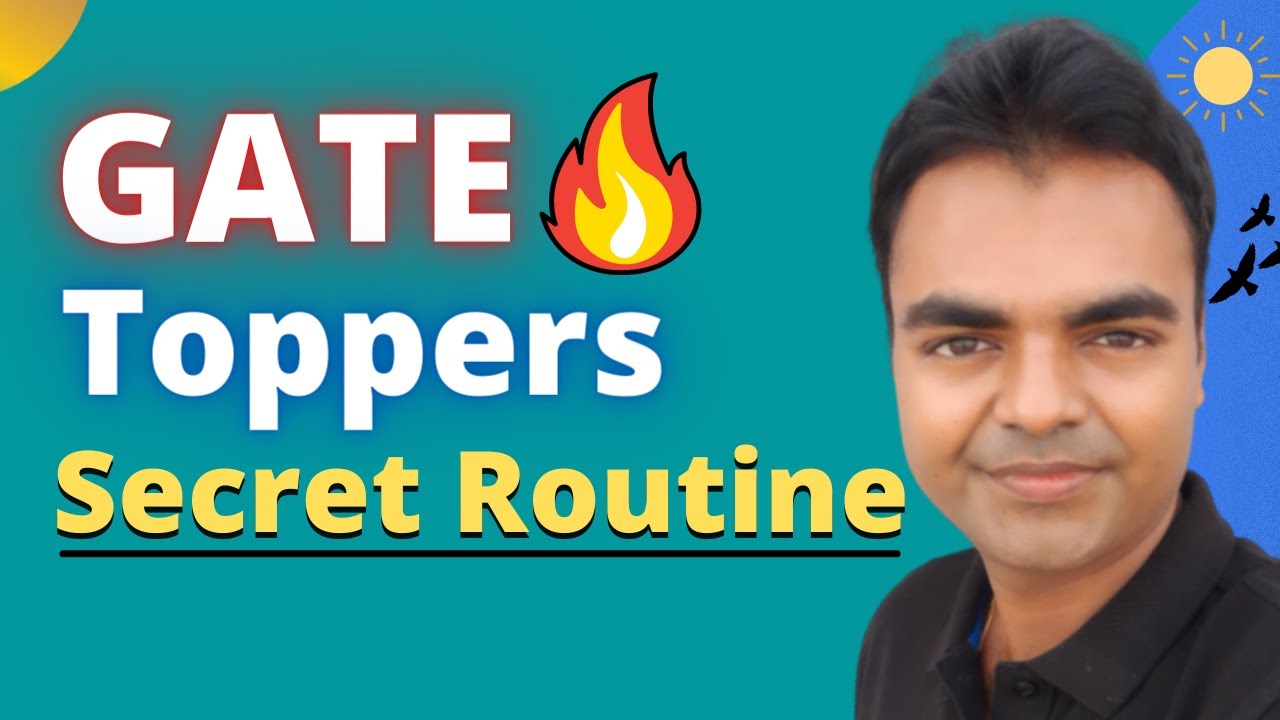 Daily Schedule of GATE Topper as Aspirants, GATE Toppers Time Table ...