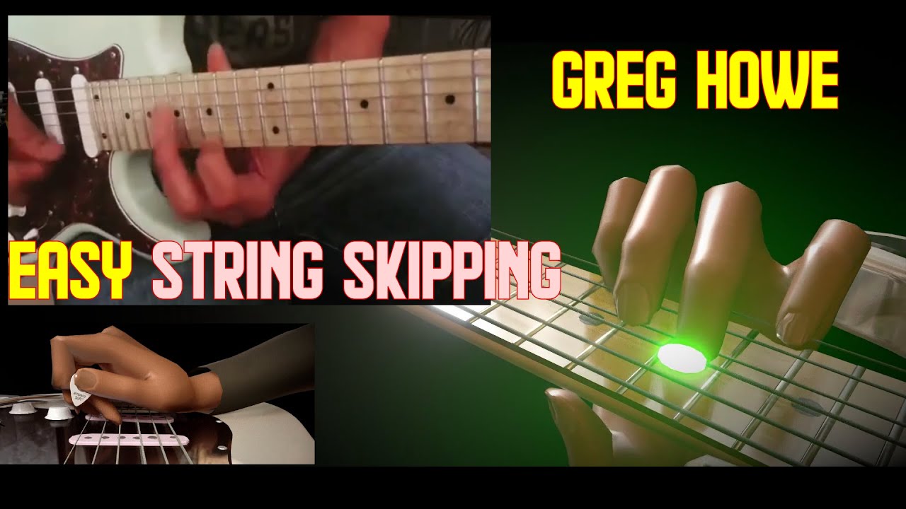 Greg Howe’s Secret to Fluid String Skipping | 3D Guitar Lesson - YouTube