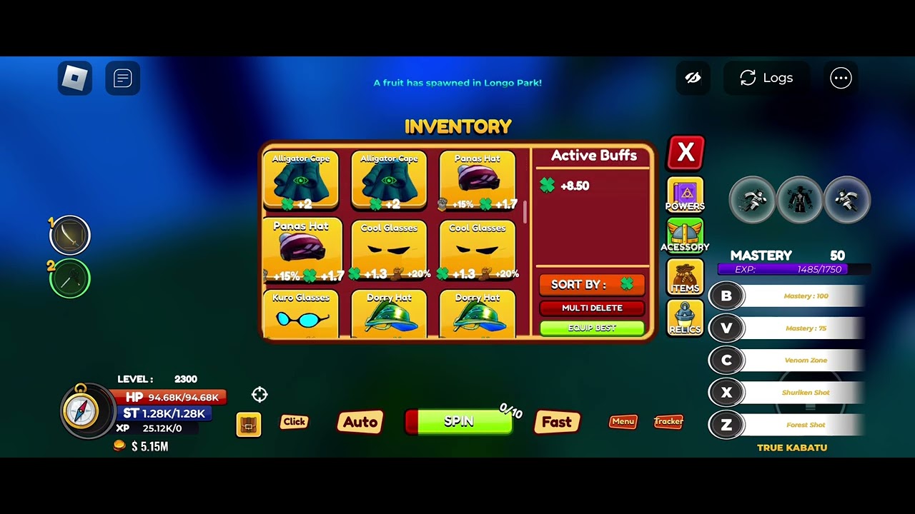 showcase 650k+ spins in piece rng rpg simulator leo kabuto and dragon ...