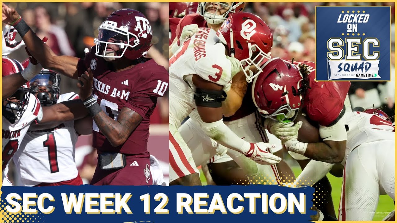REACTION ROUNDTABLE: SEC Week 12 OVERREACTION & TAKEAWAYS | Bama Goes Down to OU - YouTube