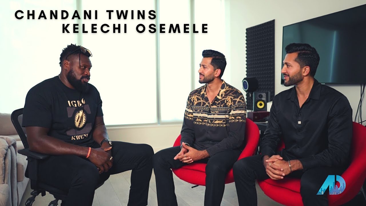 Chandani Twins Interview NFL Star Kelechi Osemele! - YouTube