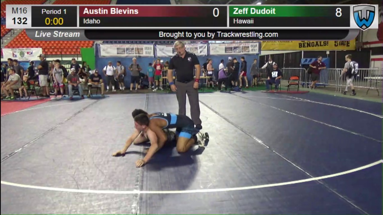 1023 Cadet 132 Austin Blevins Idaho vs Zeff Dudoit Hawaii 8421255104 ...