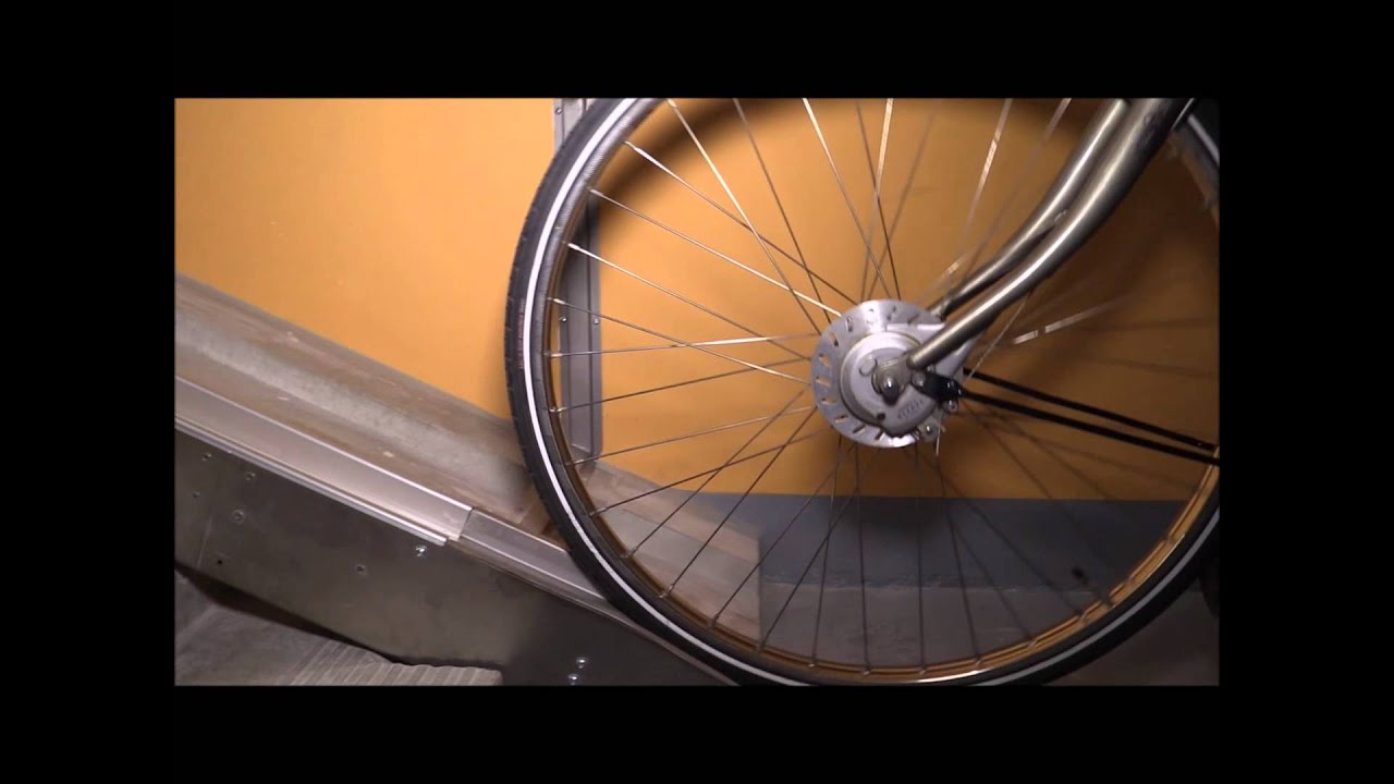 Falco VeloComfort Automated Cycle Wheel Ramp Video V2 - YouTube