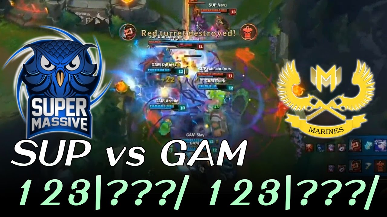 SUP vs GAM 123\???/ 123\???/ Game4 | 2017 MSI 季中邀請賽 精華 Highlights - YouTube