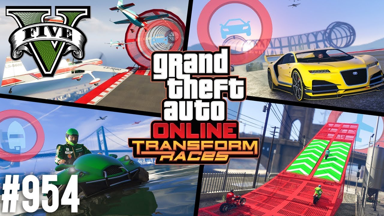 GTA VERWANDLUNG - Transform Races | GTA 5 - Custom Map Rennen - YouTube