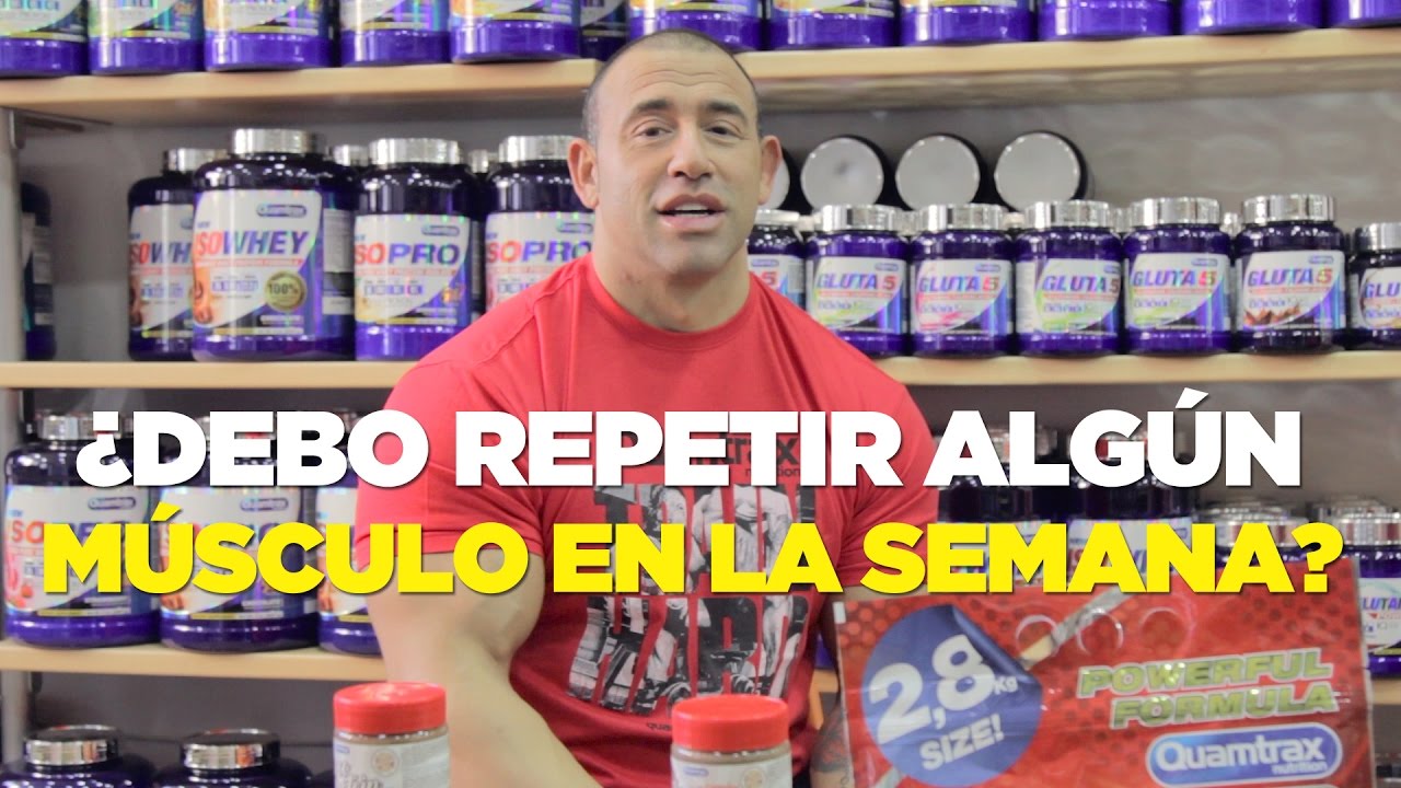 ¿DEBO REPETIR EL ENTRENAMIENTO DEL MISMO MÚSCULO EN LA SEMANA? - Jimmy ...