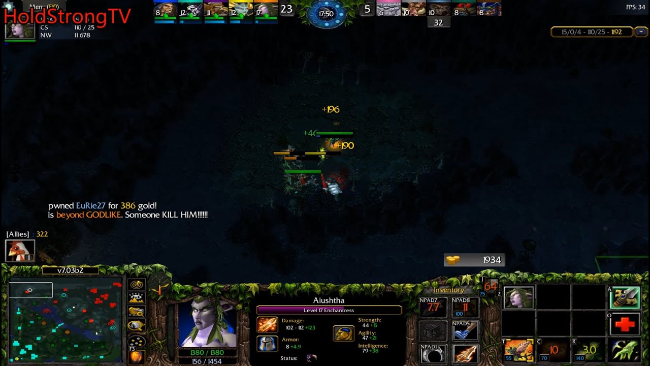 DOTA 1 Enchantress Aiushtha Beyond GODLIKE #3 - YouTube