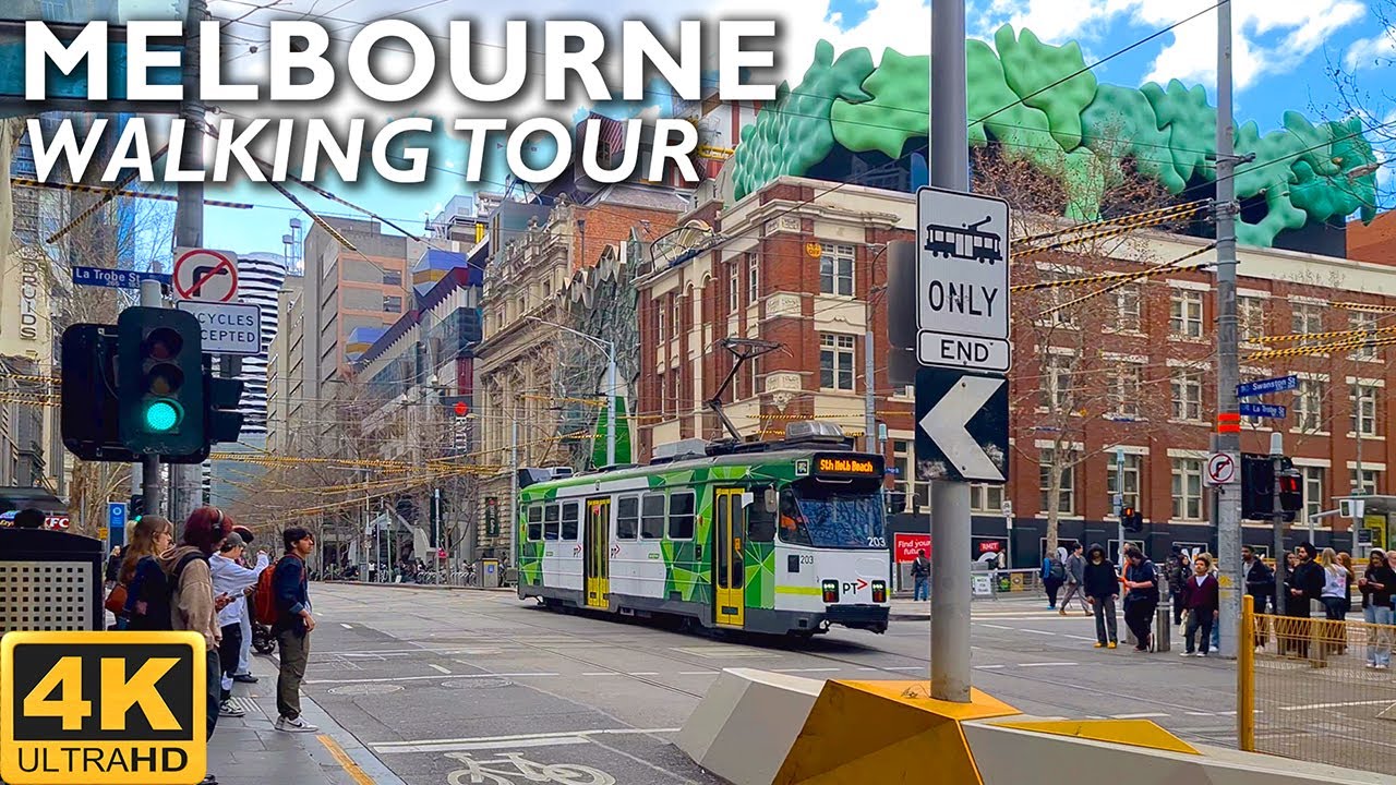 Melbourne Australia City Walking Tour - From State Library Forecourt to ...