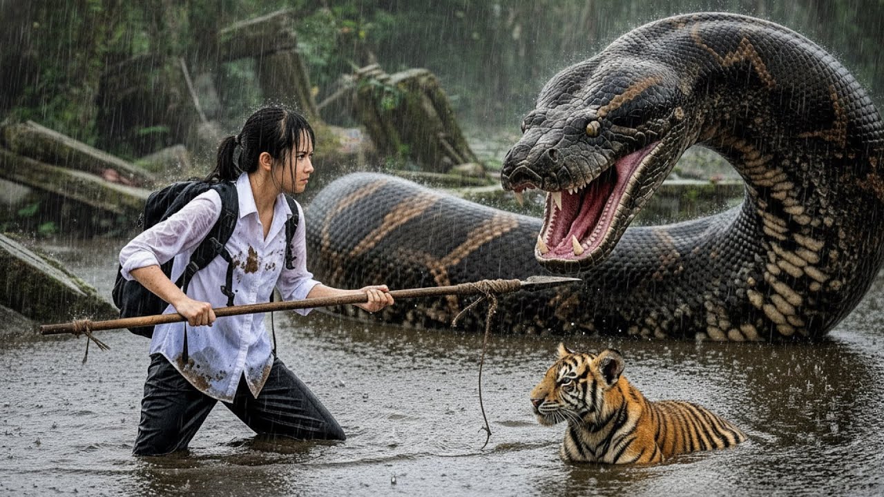 Part 8 : A Girl Alone Surviving In The Forest | Epic Showdown with a ...