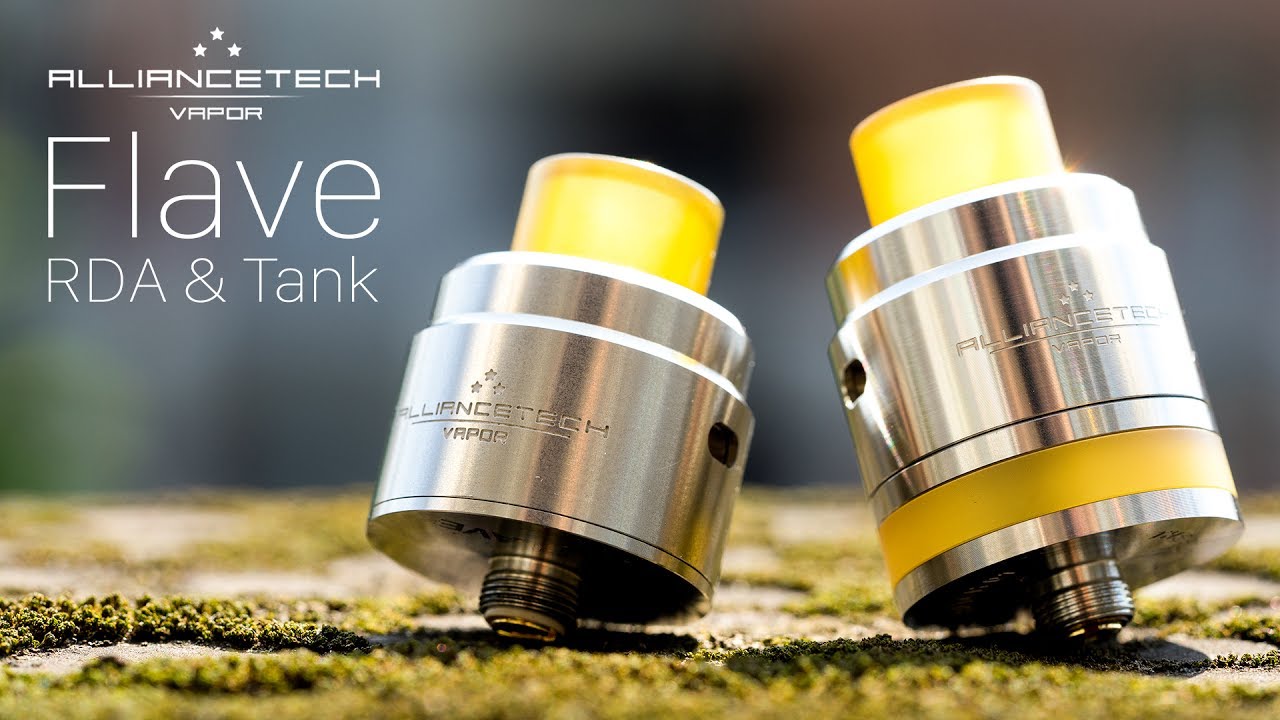 Flave Tank & RDA by AllianceTech Vapor - 開箱 Unboxing Review - YouTube