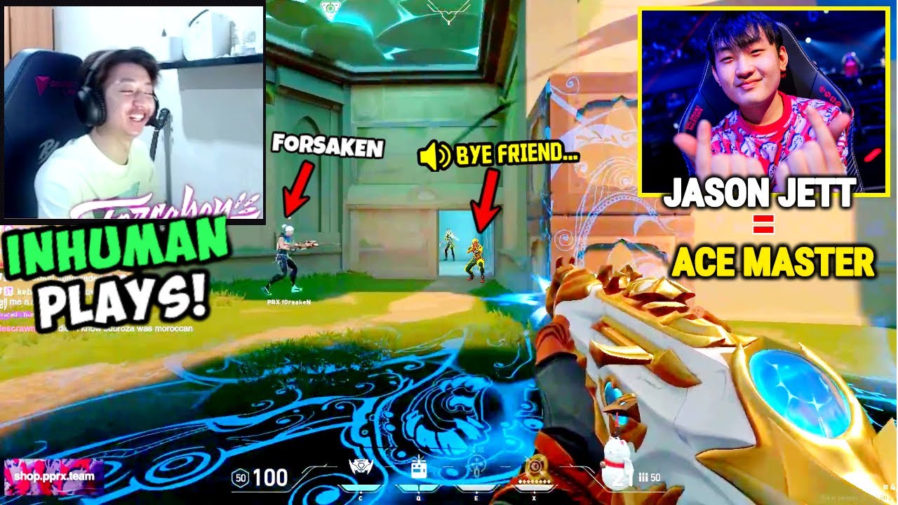 PRX f0rsakeN Shows inhuman Jett Aggressive Gameplay With Ace in Radiant Lobby Ranked Ft.PRX ...