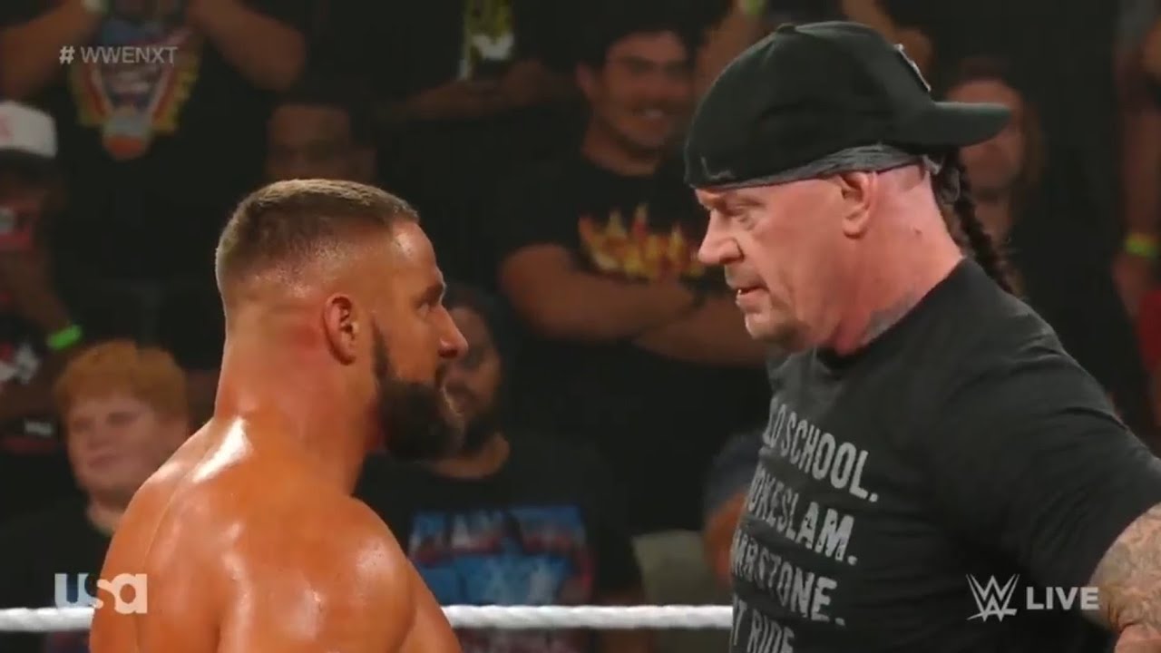 The Undertaker attacks Bron Breakker - WWE NXT 10 October 2023 ...