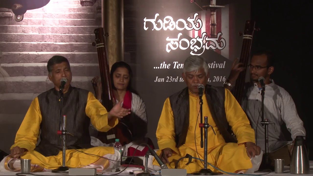 Gudiya Sambhrama 2016 - Hindustani Vocal Duet by Gundecha Brothers ...