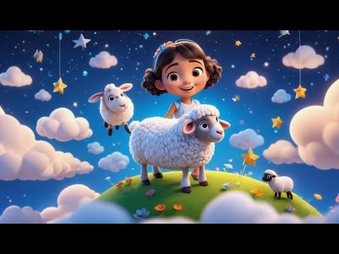 Coco Cow Counts the Sheep | Calming Bedtime Song for Kids | Learn ...