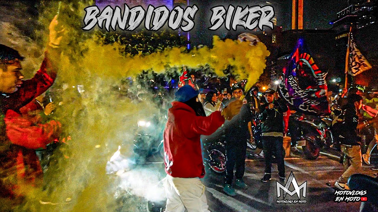 Aniversario de BANDIDOS BIKERS - Rodada Nocturna en la CDMX - YouTube