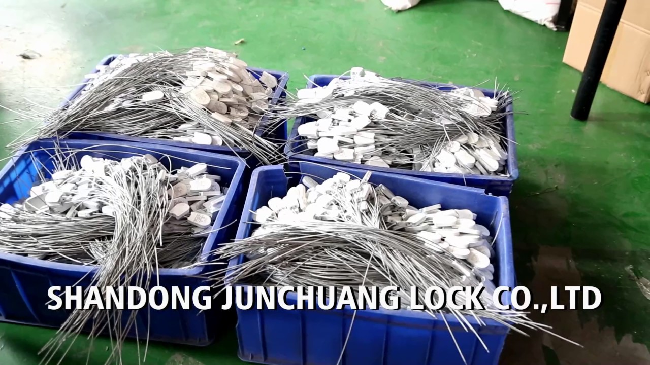 container cargo cable seals - YouTube