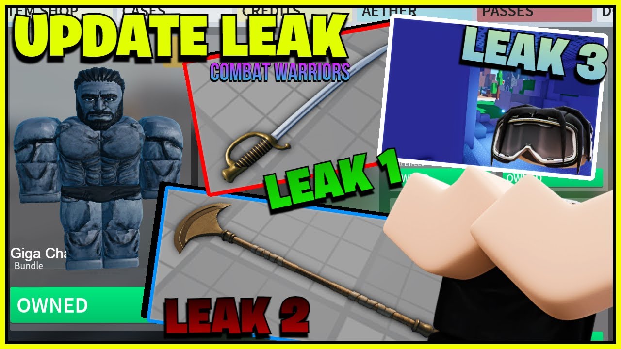 NEW UPDATE LEAKS |NEW WEAPONS + MAP REVAMP + ARMOR! | Combat Warriors ...