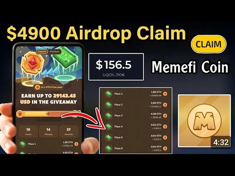 Memefi Airdrop Claim 29336 USD | Memefi Giveaway ETH Kaise le | Memefi ...