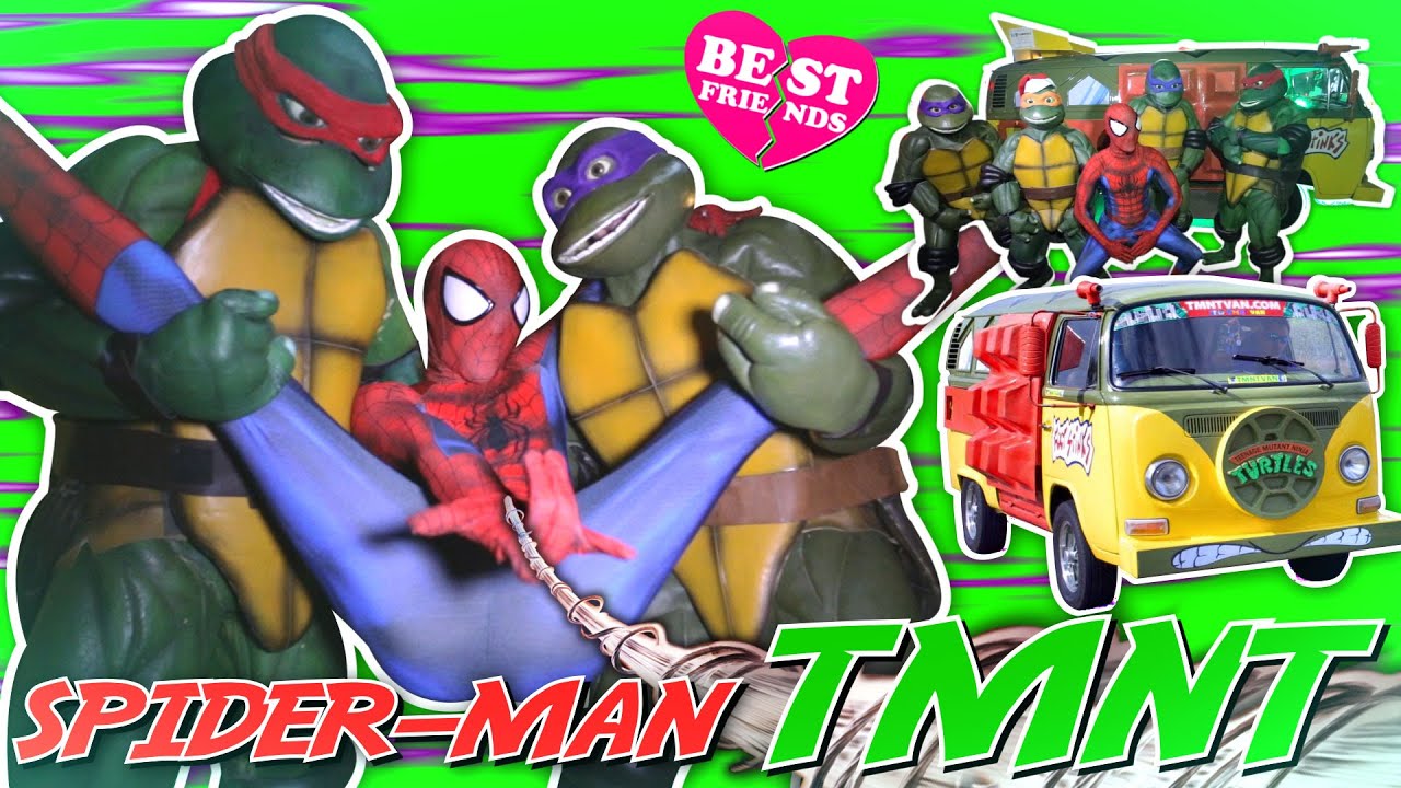 Spider-Man VS Teenage Mutant Ninja Turtles TMNT (TMNTVan X Cowabunga ...