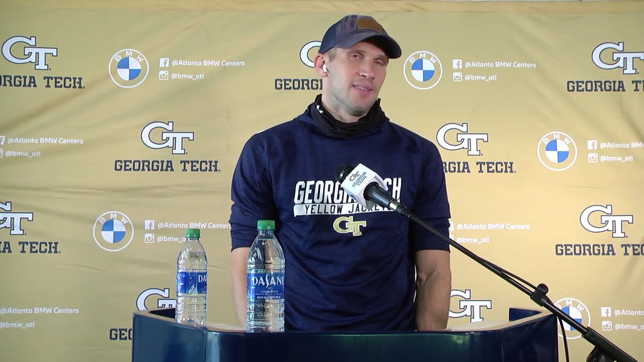 GT Football: #CLEMvsGT DC Andrew Thacker Weekly Press Conference - YouTube