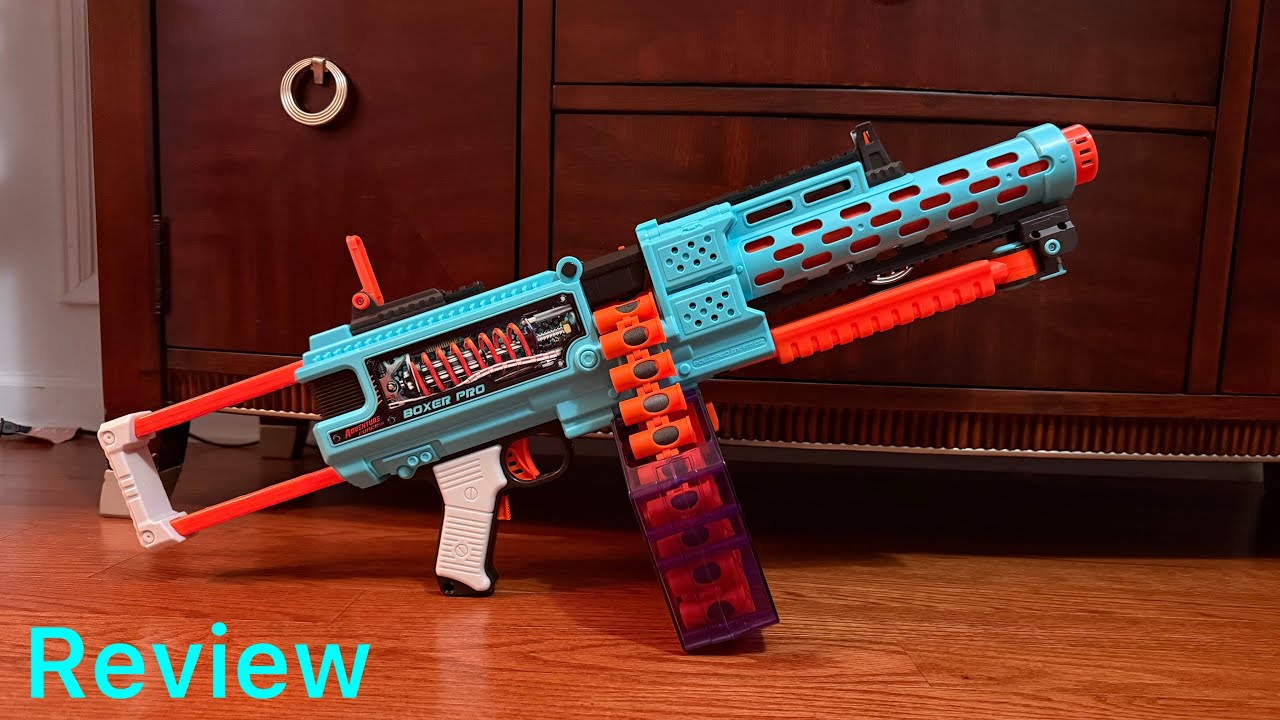 [REVIEW] Adventure Force Boxer Pro (full auto beast!) - YouTube