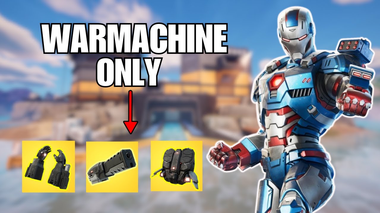 The War Machine *Only* Challenge (Fortnite) - YouTube