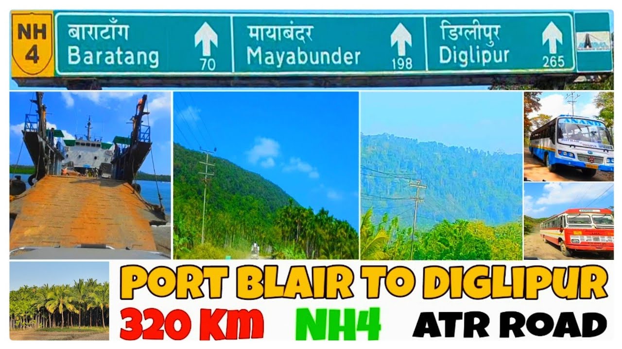 Port Blair To Diglipur Road Trip - Scenic Route - Andaman Trunk Road ...