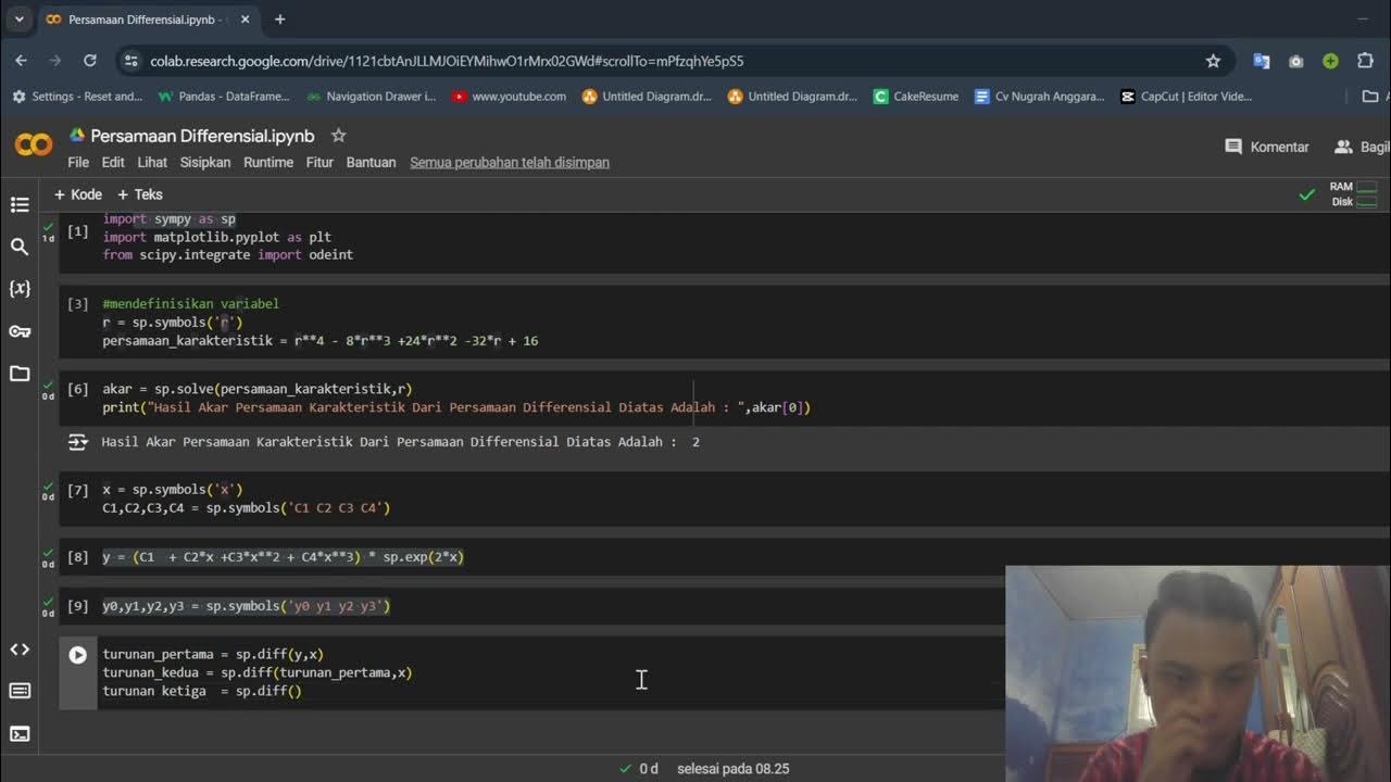 PENYELESAIAN PERSAMAAN DIFFERENSIAL HOMOGEN AKAR BERULANG DENGAN ...