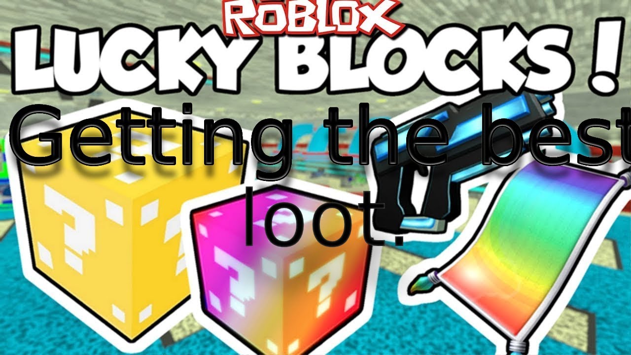 Getting the most op items in Lucky Blocks Battlegrounds! roblox video ...