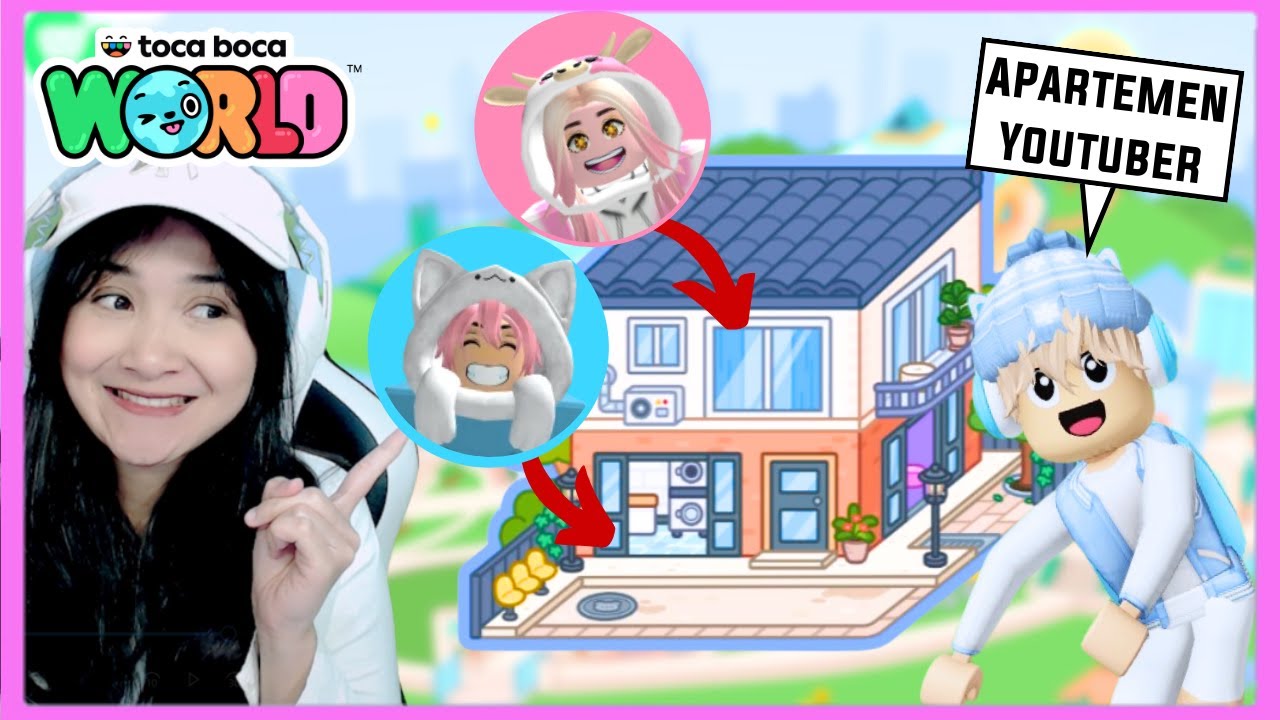 Apartment Untuk Youtuber ! Momon dan Atun Pindah Rumah Ke Toca Boca ...