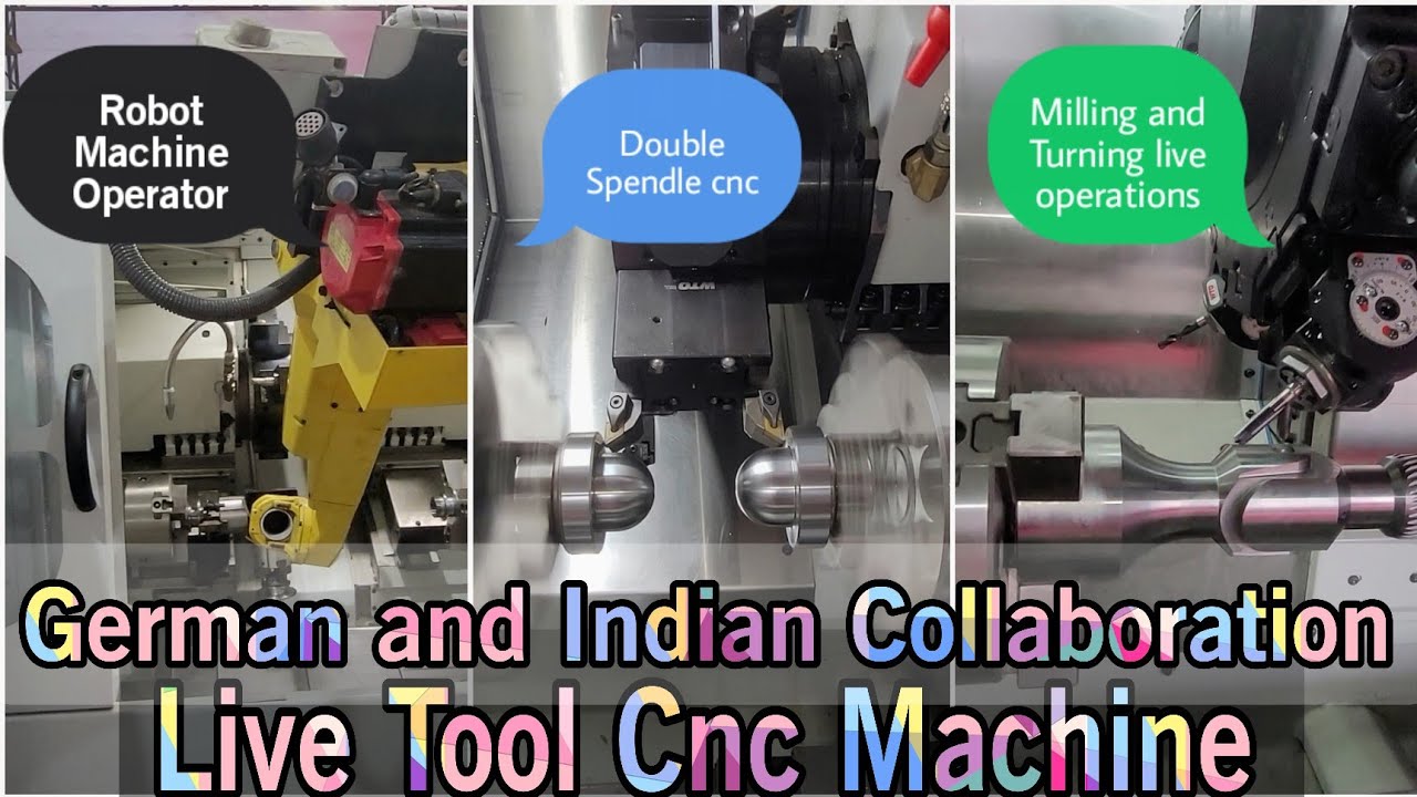 GEDEE WEILER CNC Turn-Mill Machine Revolution - YouTube