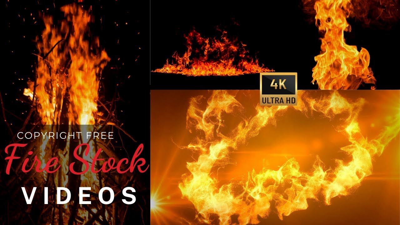 Fire Stock Video Overlay | Montage | FREE TO USE | COPYRIGHT FREE - YouTube