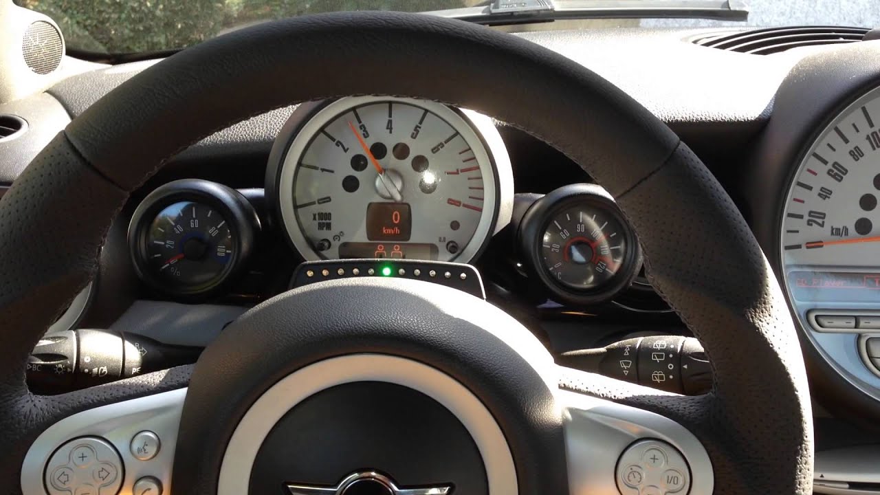Mini JCW Works - Gear Shift, new Steering Wheel, Gauge R56, Lenkrad ...