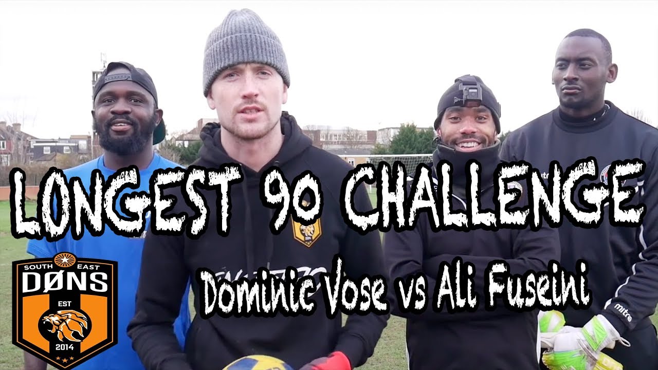 SE Dons: LONGEST 90 CHALLENGE {Ft Dominic Vose & Ali Fuseini} - YouTube