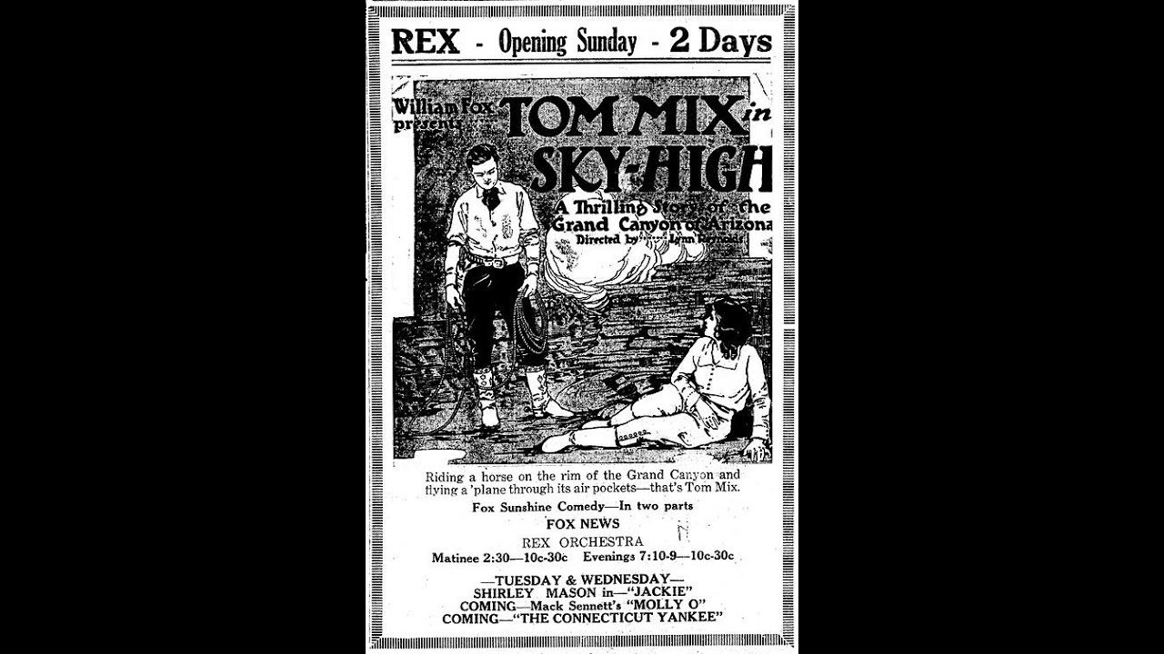 Sky High 1922 Fox Film Corporation American Silent Film Western - YouTube