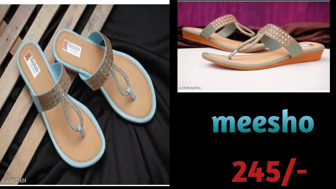 meesho slippers unboxing and review 😊😊😊 - YouTube
