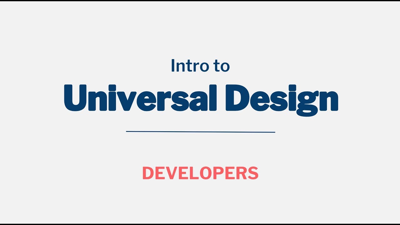 Universal Design Logo