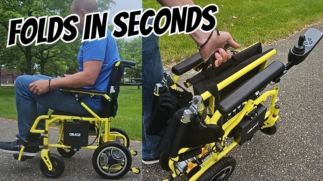 Oracle Lightweight Power Wheelchair – 22-Mile Range, 41 lbs & Airline ...