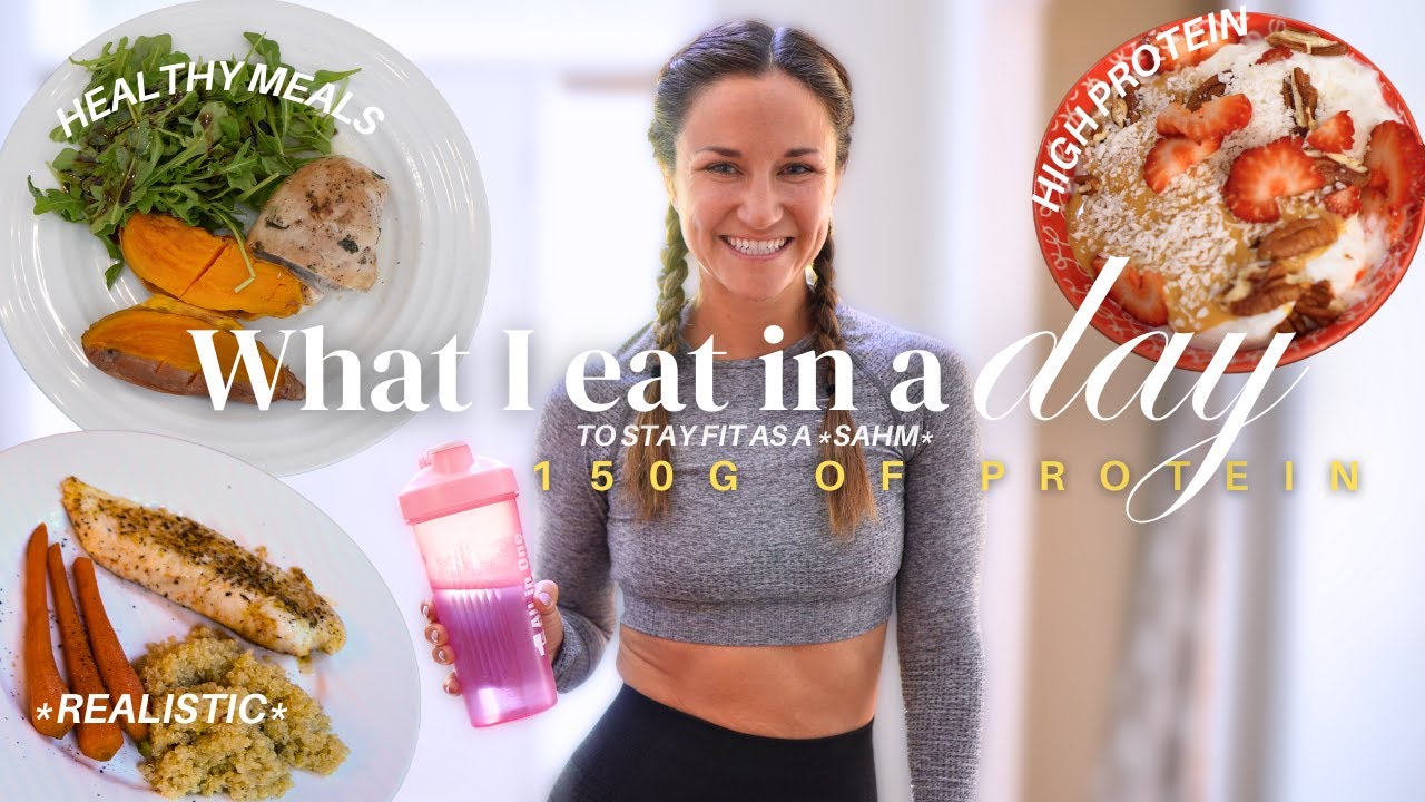 FOODS THAT KEEP ME FIT AS A SAHM | 150g of *Protein* in a Day! (Ep 2 ...