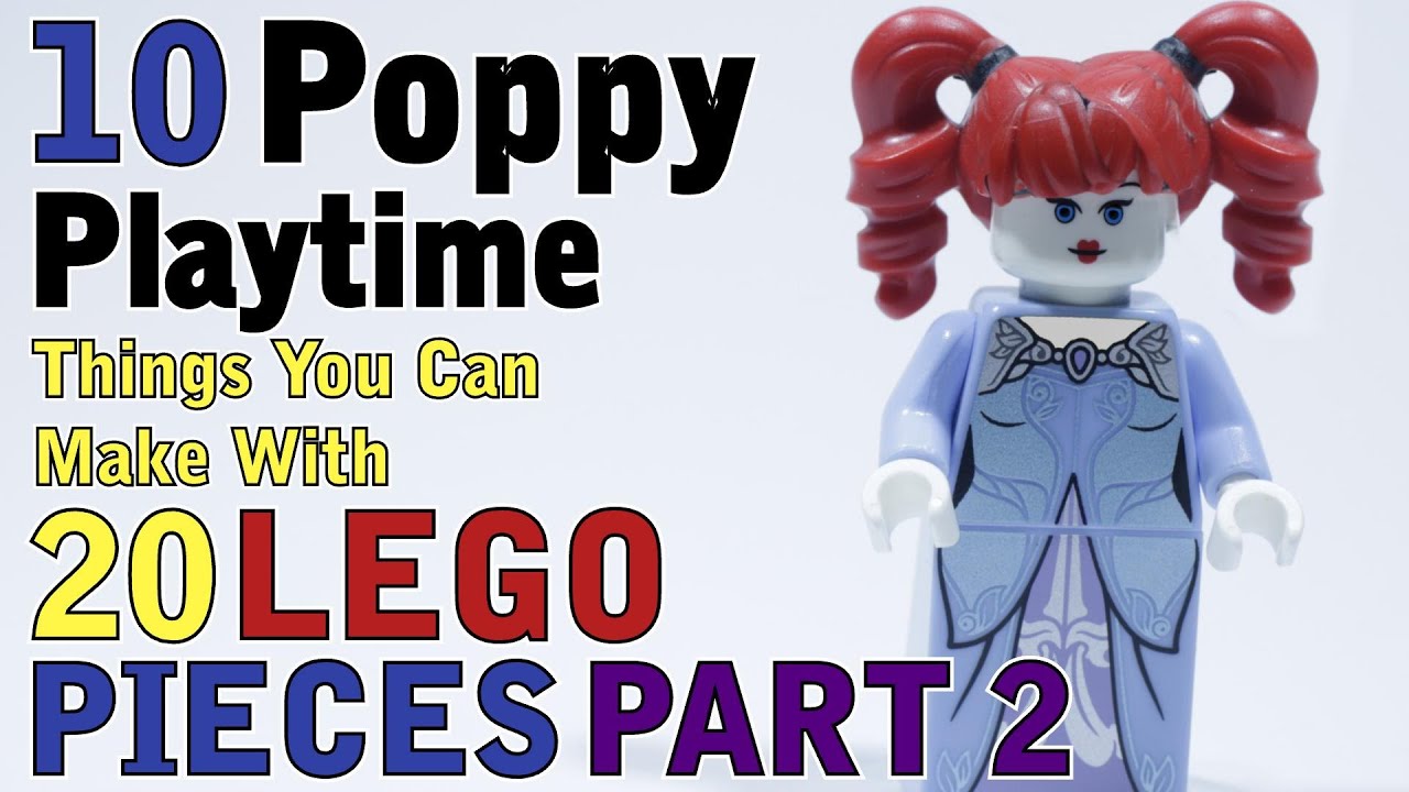 10 Poppy Playtime things you can make with 20 Lego pieces Part 2 - YouTube