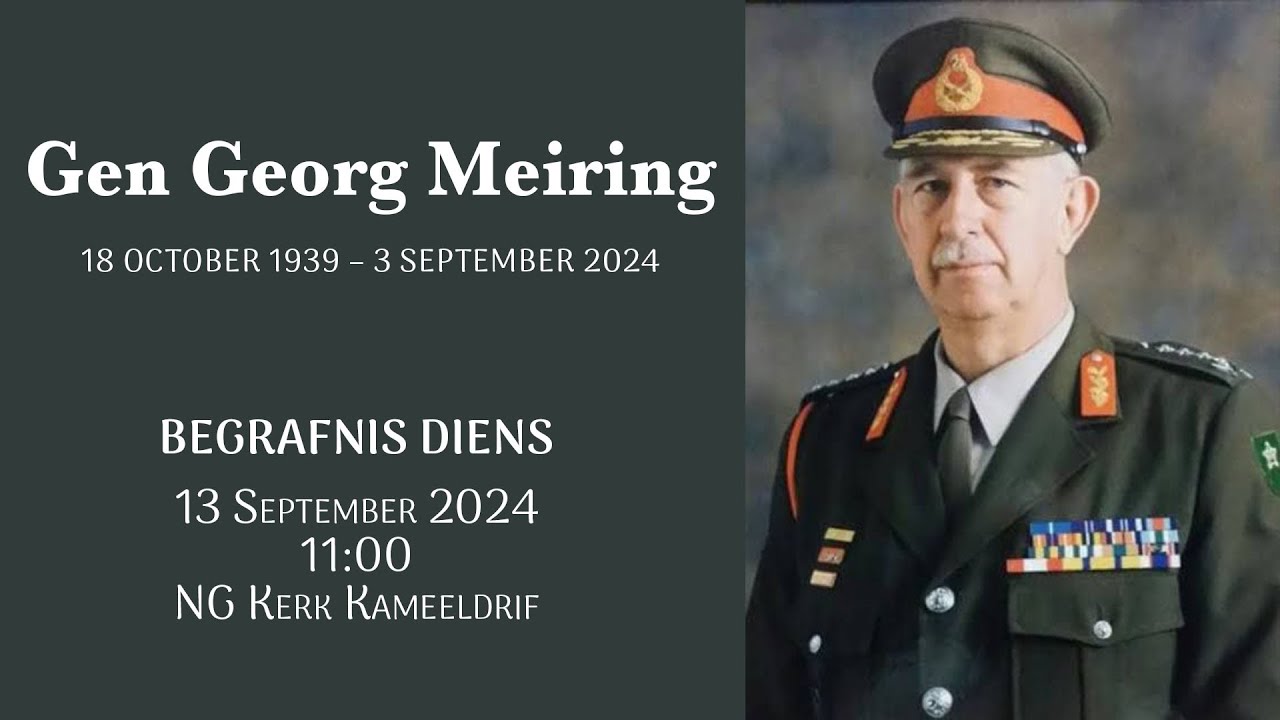 Gen Georg Meiring - YouTube