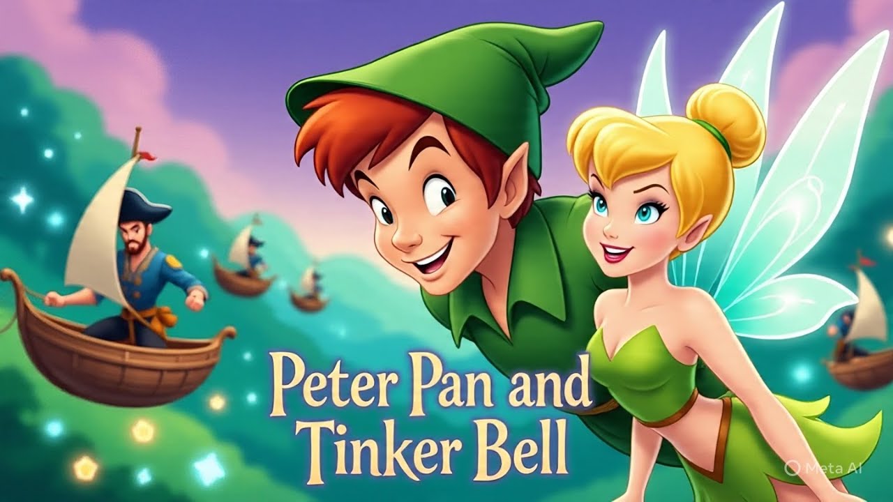 Peter Pan and Tinker Bell – A Magical Adventure in Neverland# ...