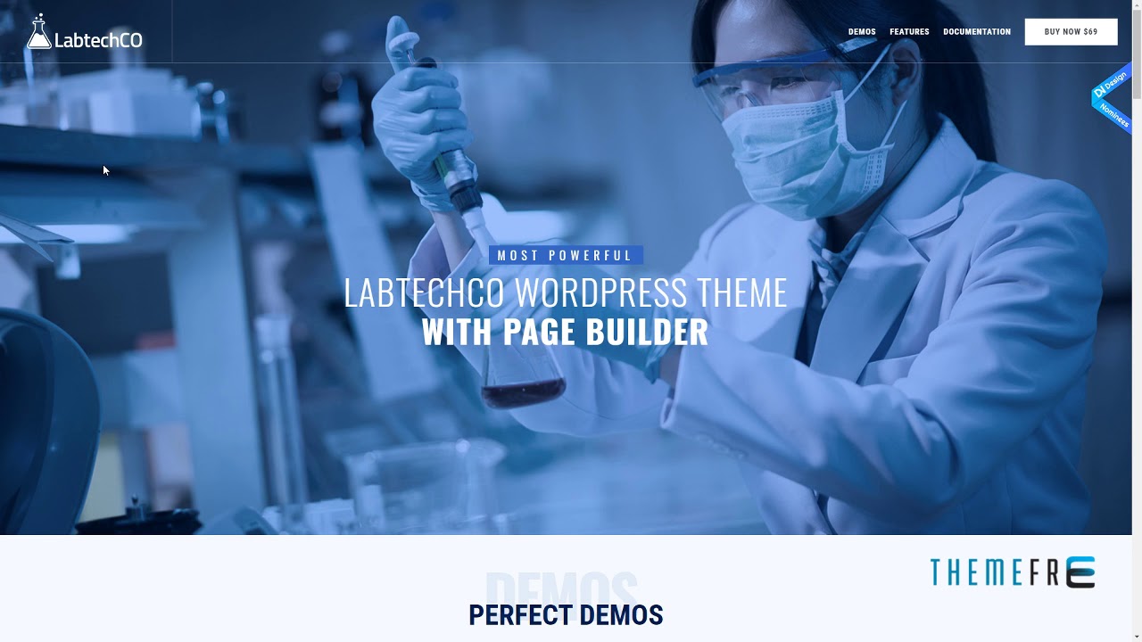 LabtechCO Laboratory and Science Research WordPress Theme Brad M - YouTube