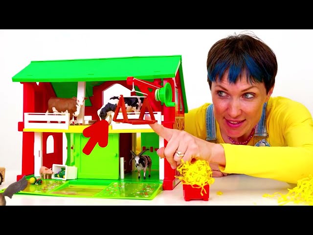 Who lives on the farm? Find all farm animals' houses with Maria in Baby ...