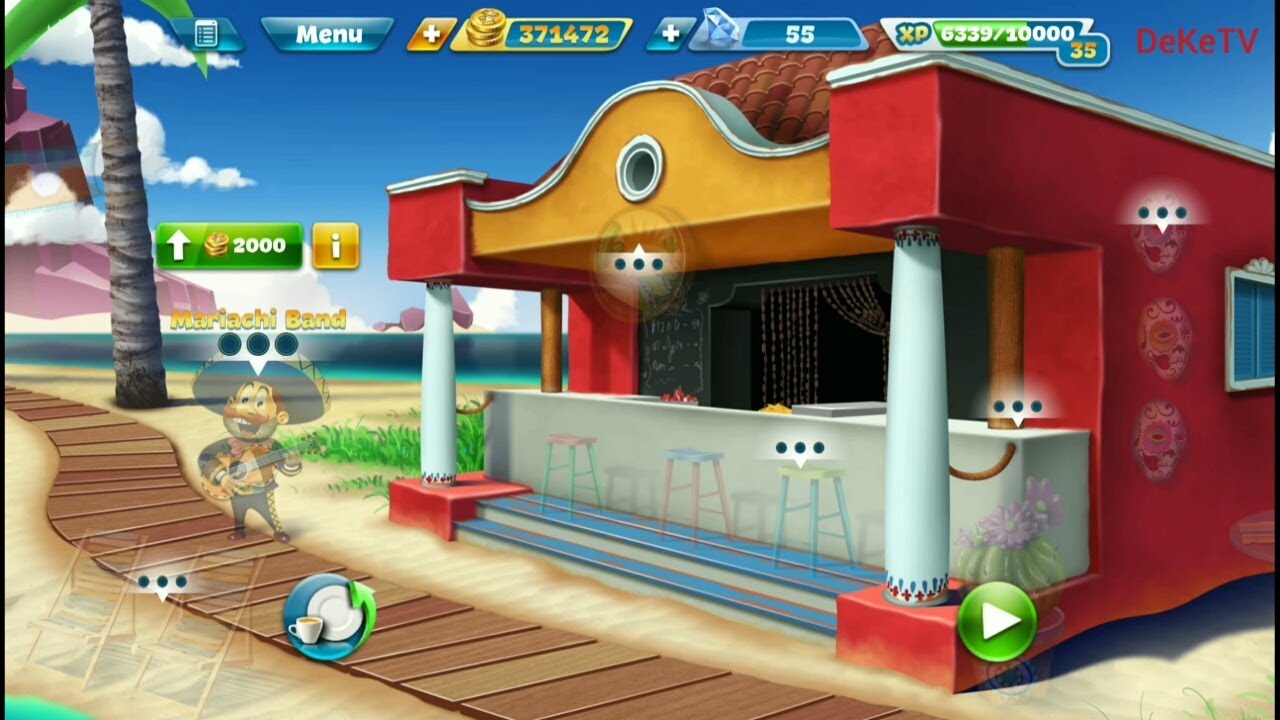 Cooking Fever - New Cafe Mexicana Interior Kitchen Upgraded GamePlay ...