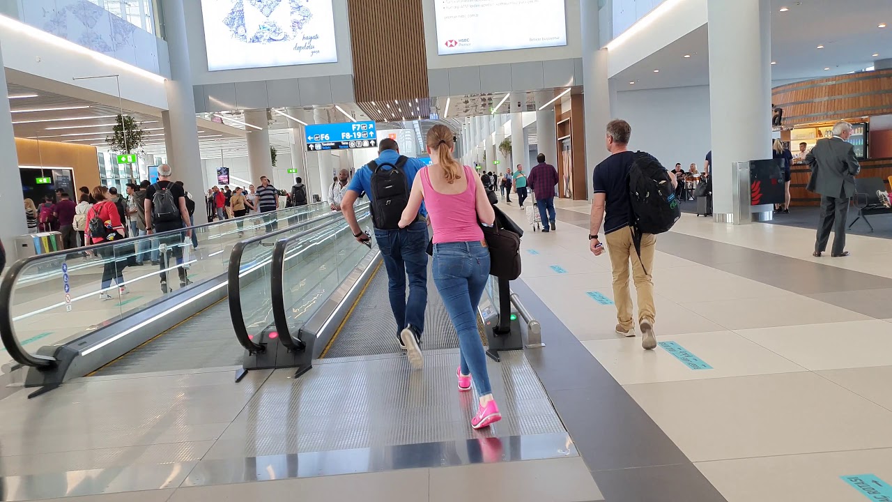 New Istanbul Airport Gate Tour (4K UHD) part 2 - YouTube