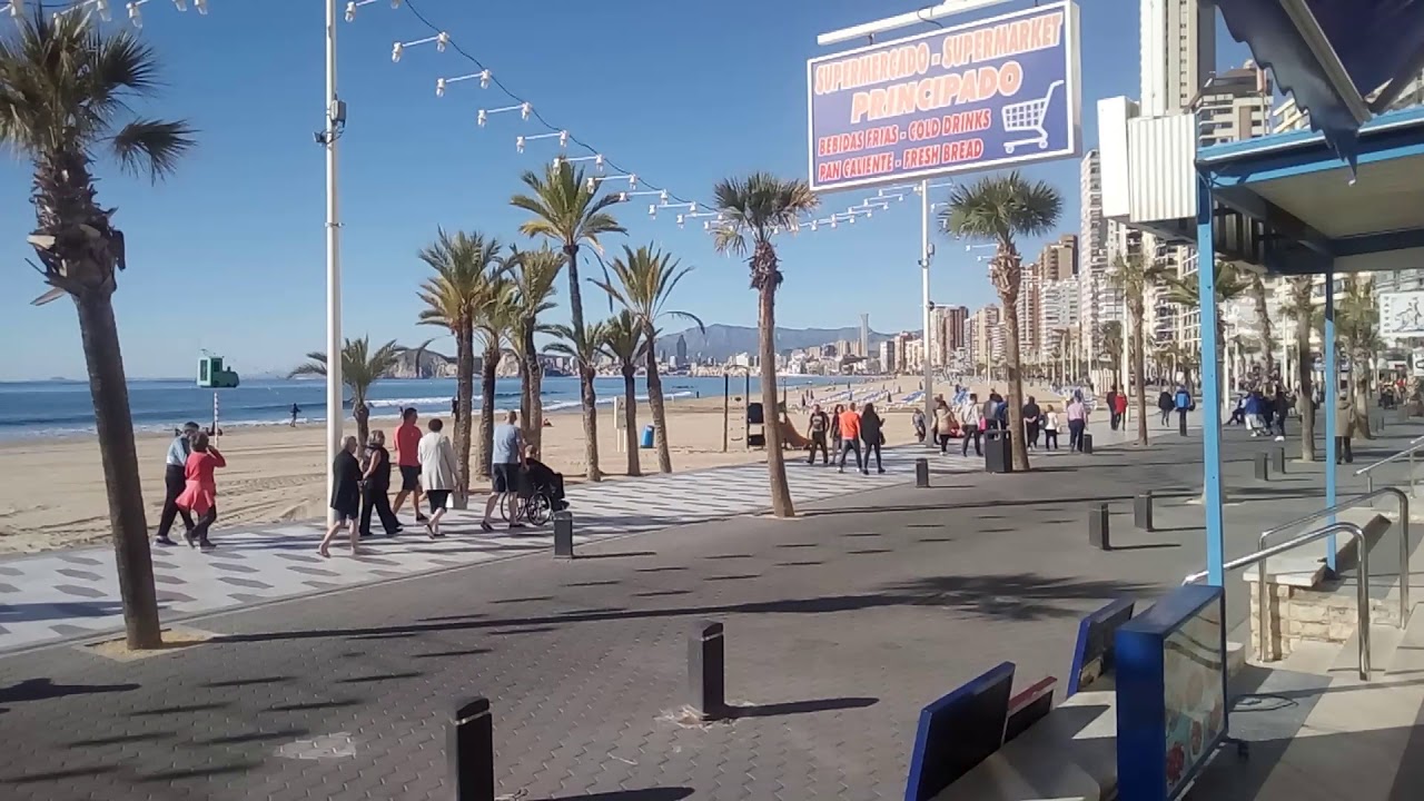 The Sun Is Shining Today In Benidorm - YouTube