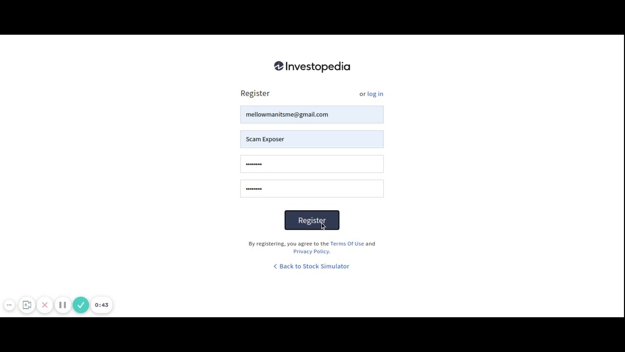 XM Finance Class: How to log into Investopedia Stock Simulator - YouTube