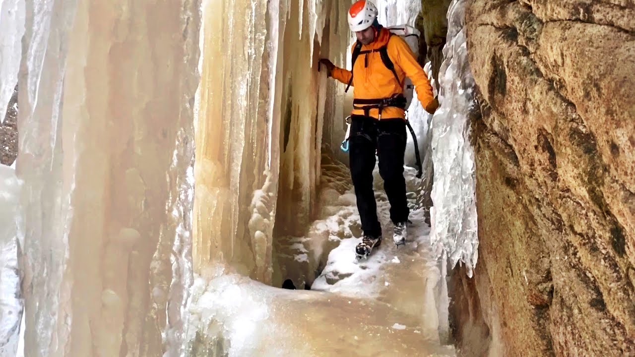 Flume Gorge 02.11.20 | New Hampshire Ice Climbing - YouTube